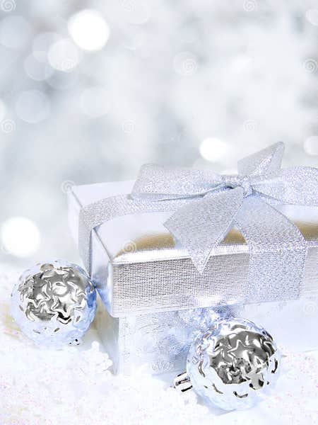 Christmas gift scene stock photo. Image of culture, present - 27685968