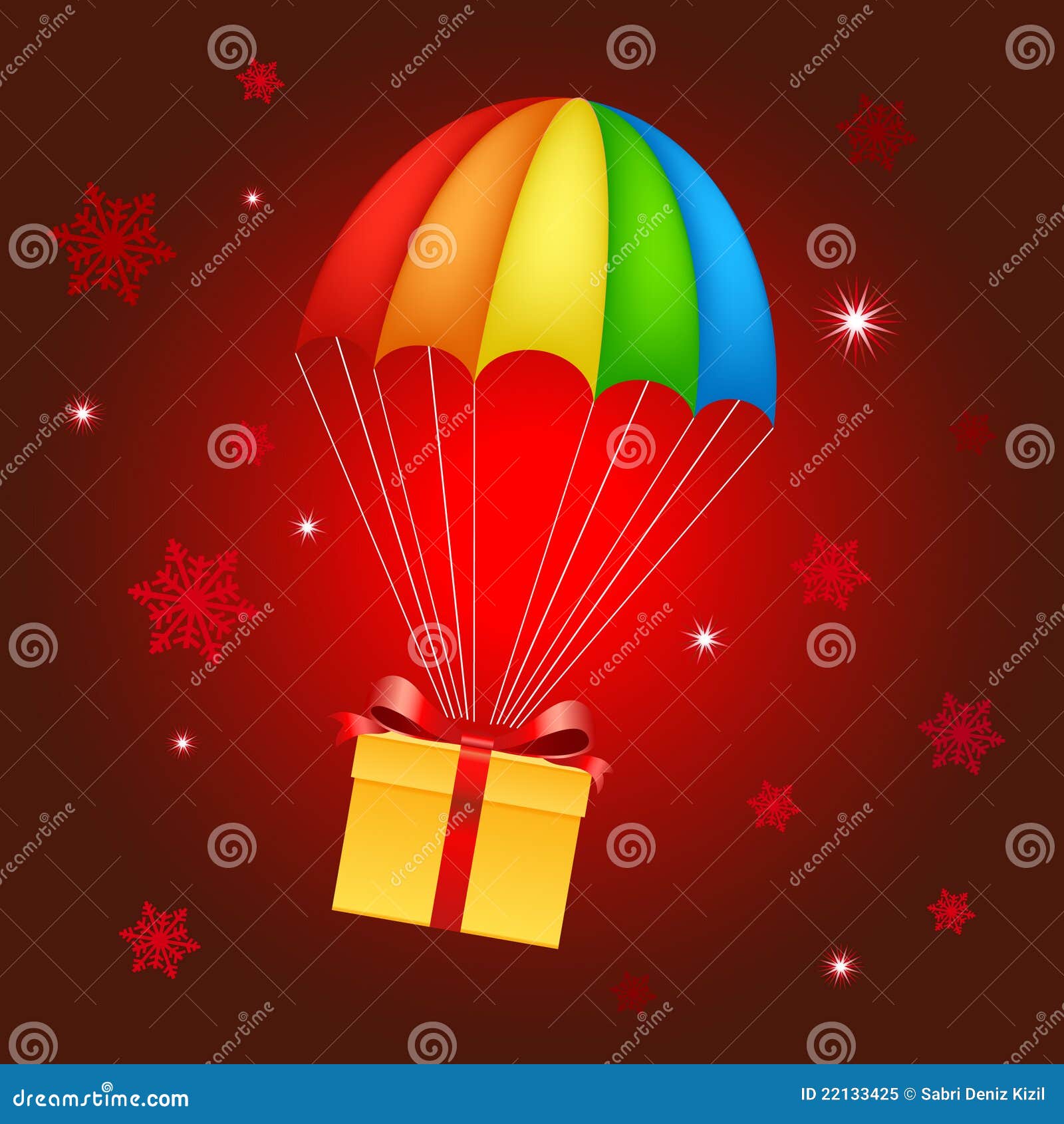 Christmas gift vector stock vector. Illustration of celebrate - 22133425