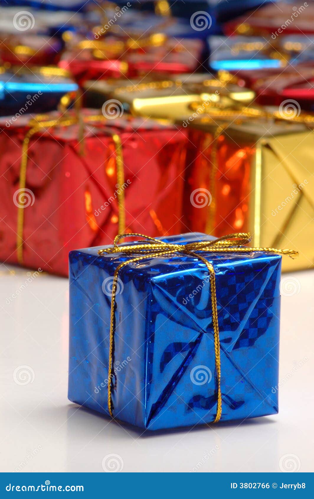 Christmas gifts stock photo. Image of present, boxes, ribbons - 3802766
