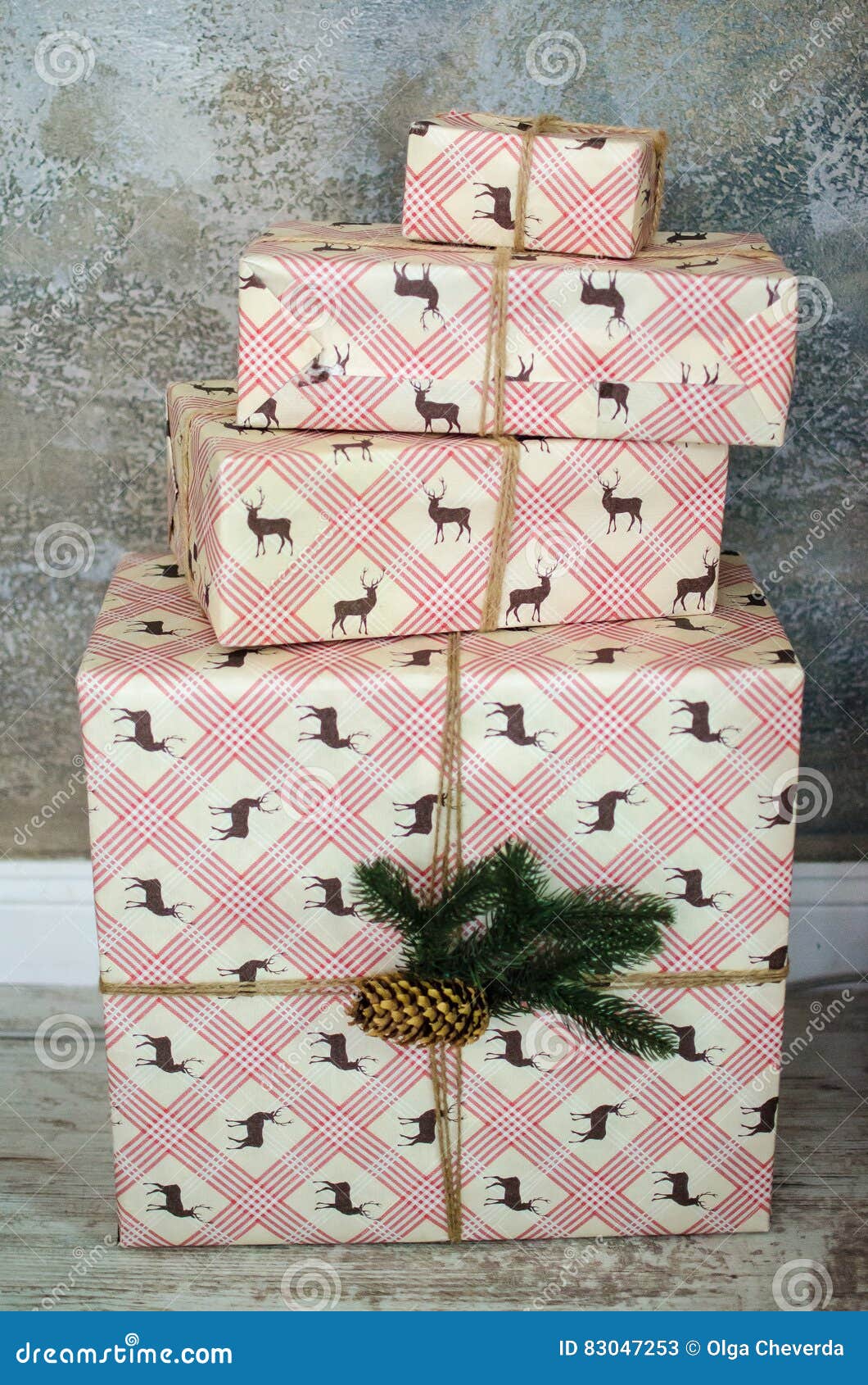 Christmas gifts and boxes stock image. Image of advent - 83047253
