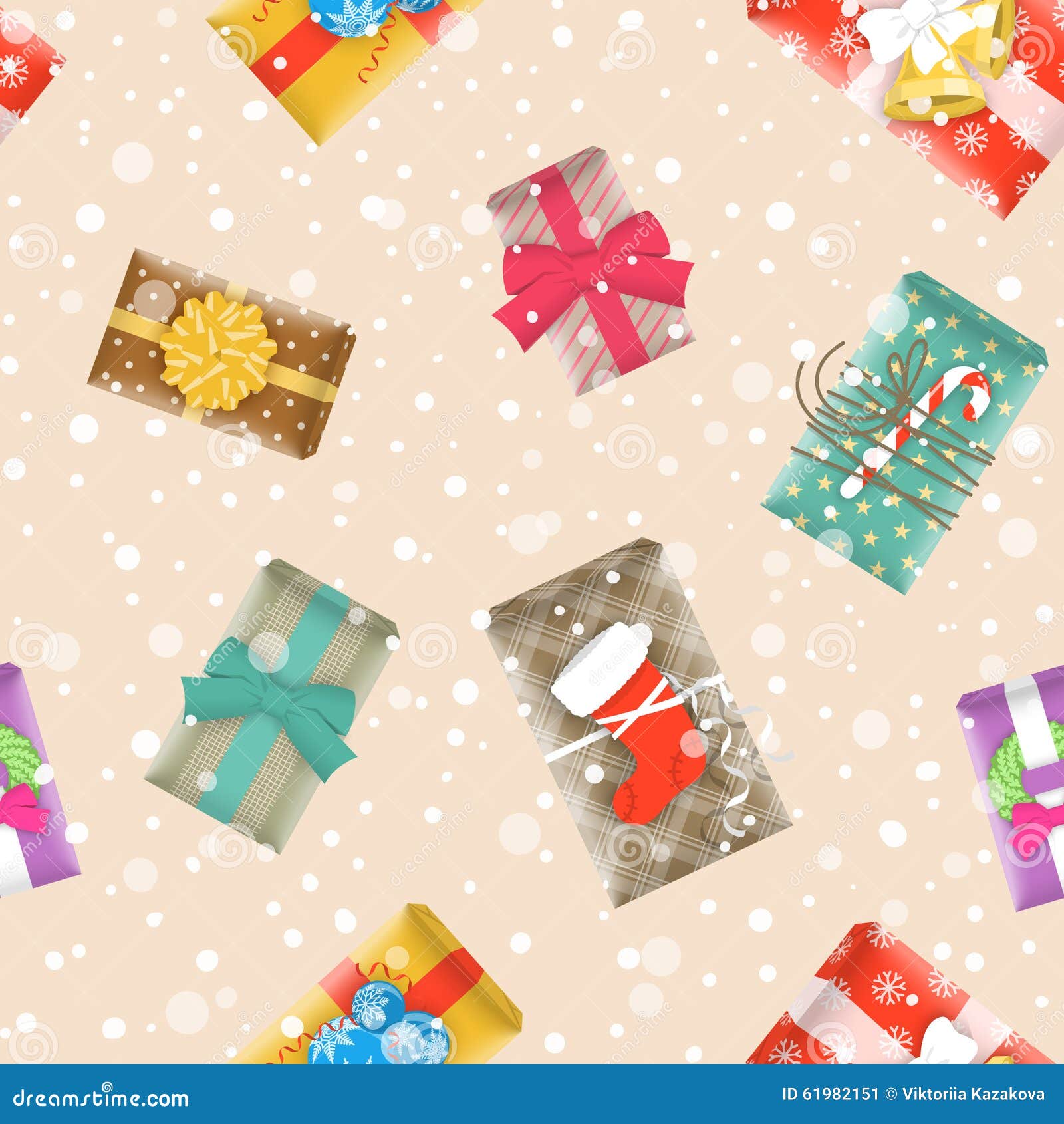 Festive Seamless Retro Pattern With Random Bright Colorful Circles ...