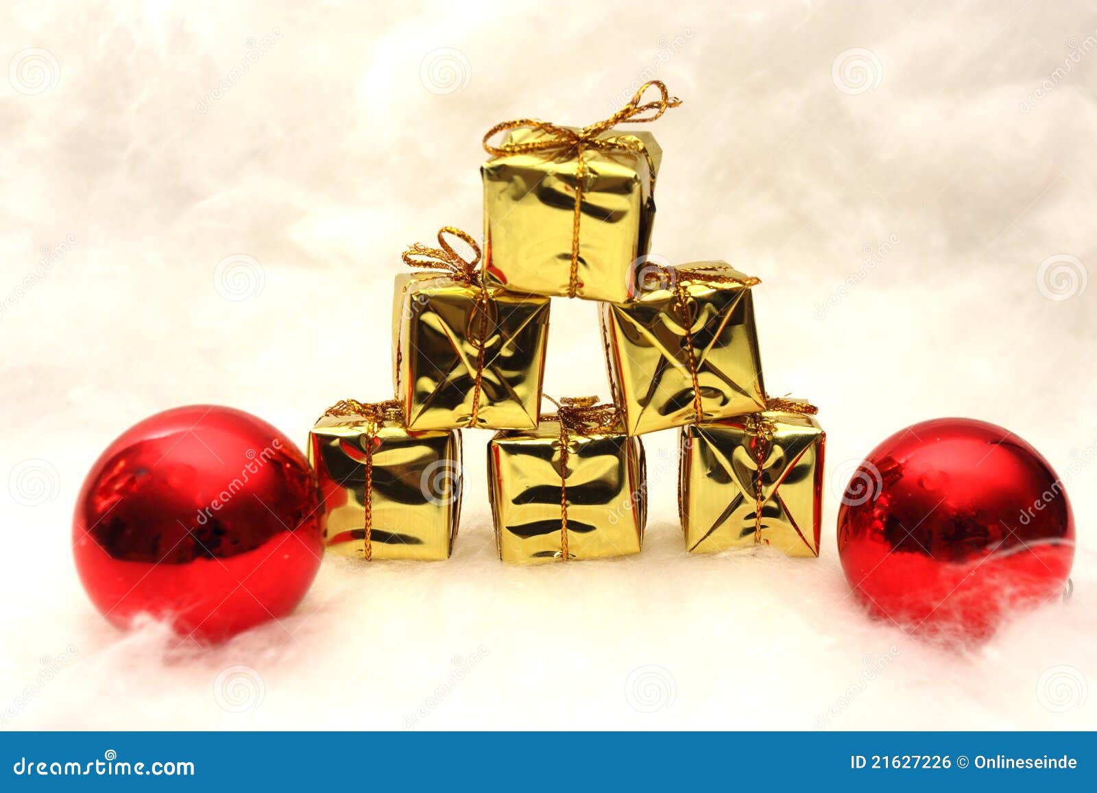 Christmas Gifts and Symbols Stock Photo - Image of gold, seasonal: 21627226
