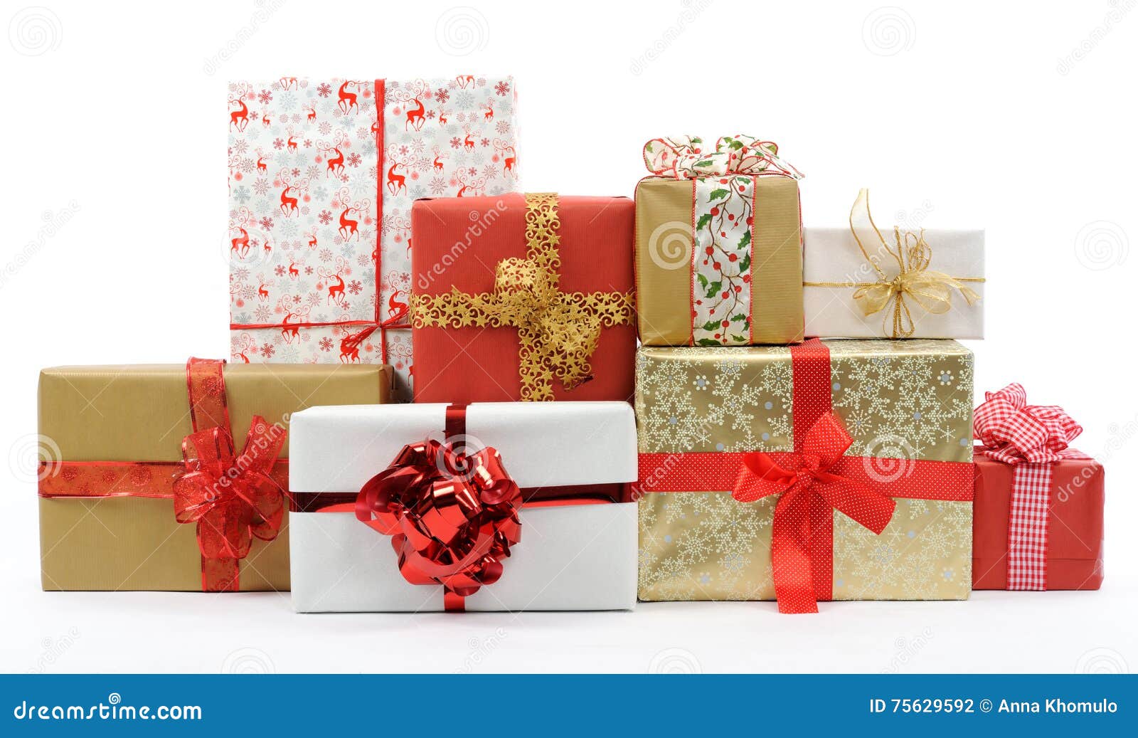 Christmas gifts stock photo. Image of decoration, present - 75629592