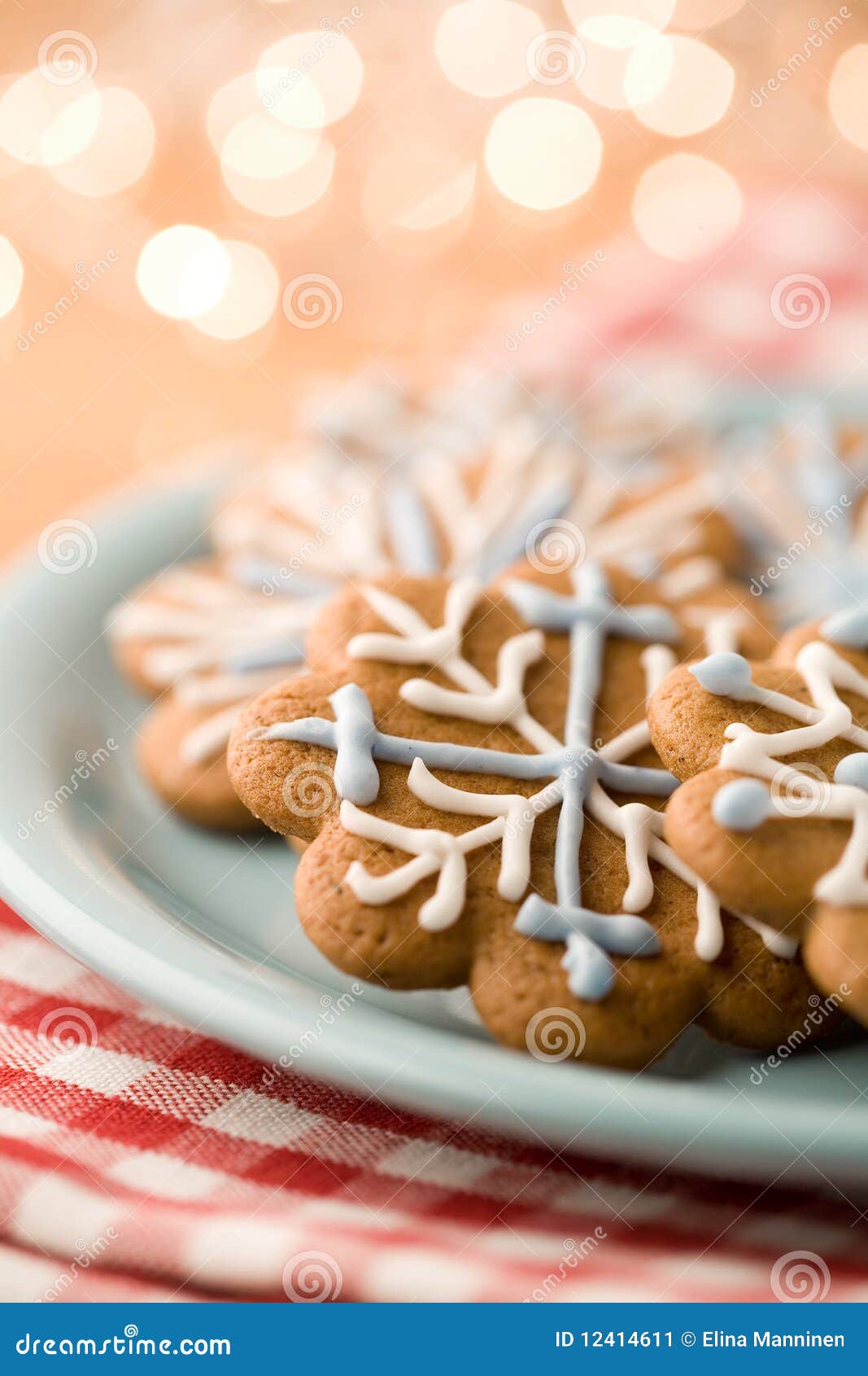 Christmas gingerbread stock image. Image of decorated - 12414611