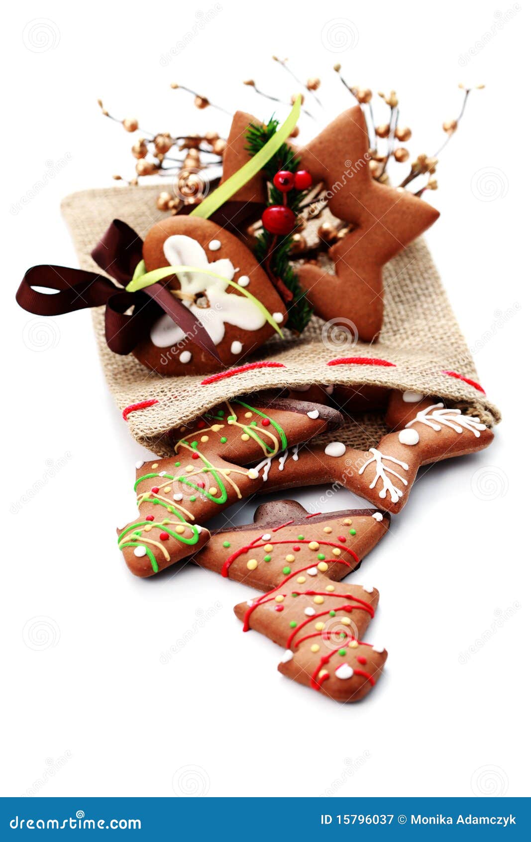 Christmas gingerbread stock image. Image of sweet, dessert - 15796037