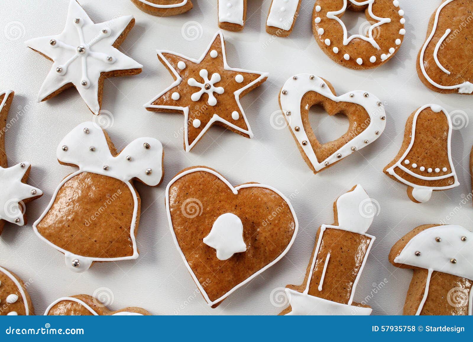 Christmas Gingerbread Background Stock Photo - Image of board, empty ...