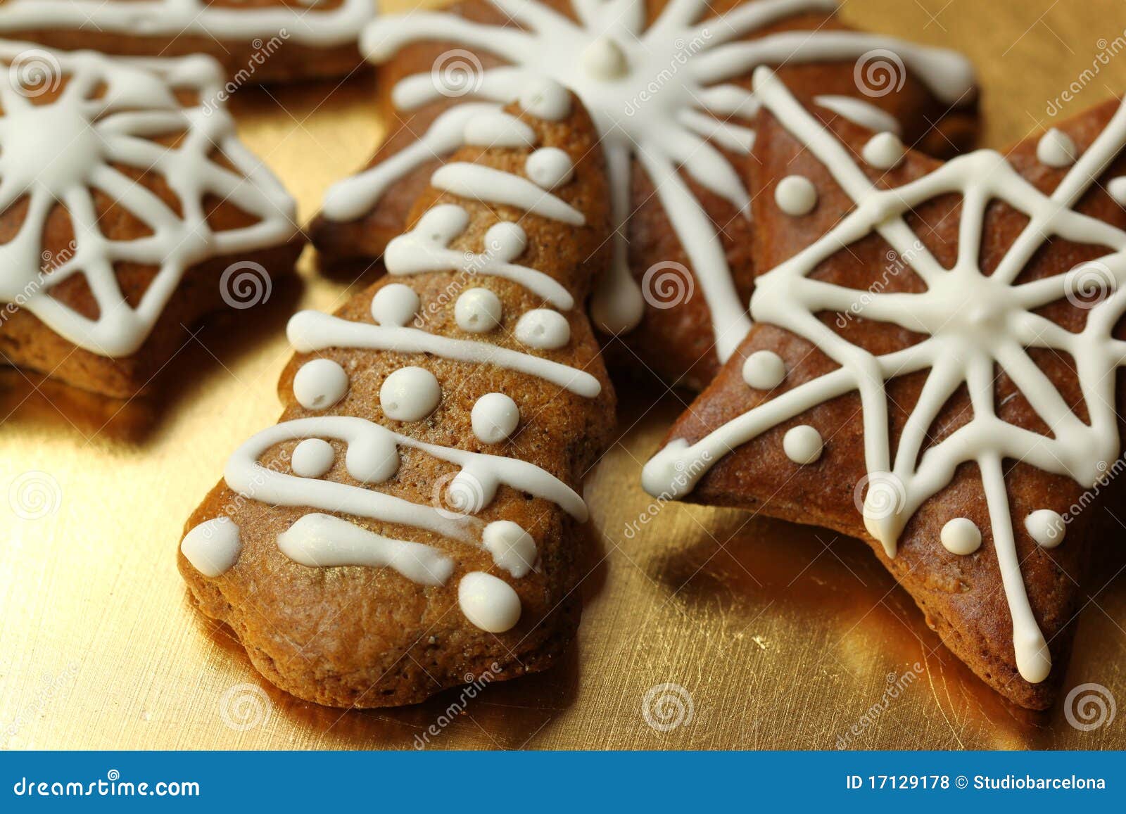 Christmas Gingerbread Cookies Stock Photo - Image of beautiful, home ...