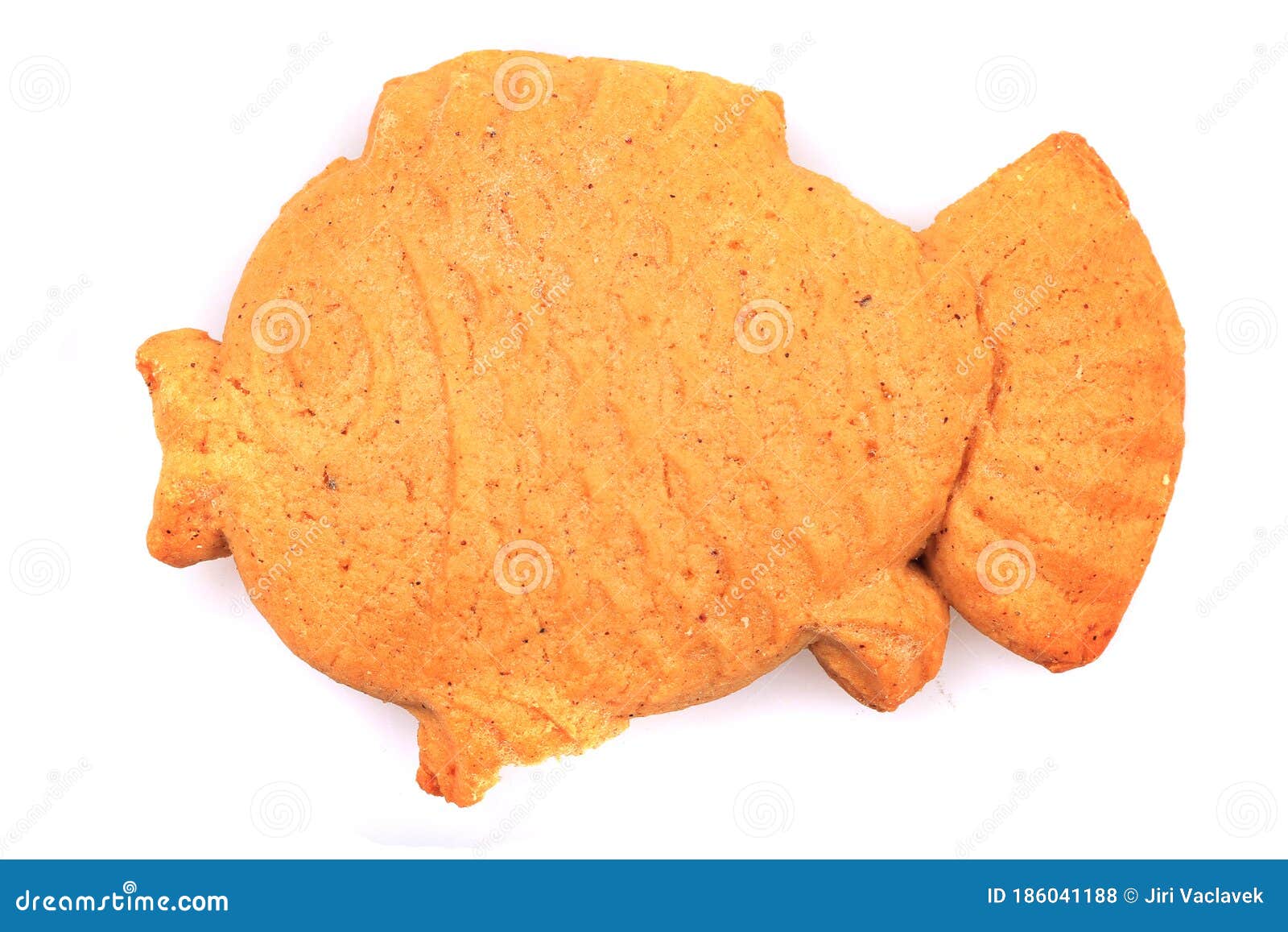 Christmas gingerbread fish stock photo. Image of snowflake - 186041188
