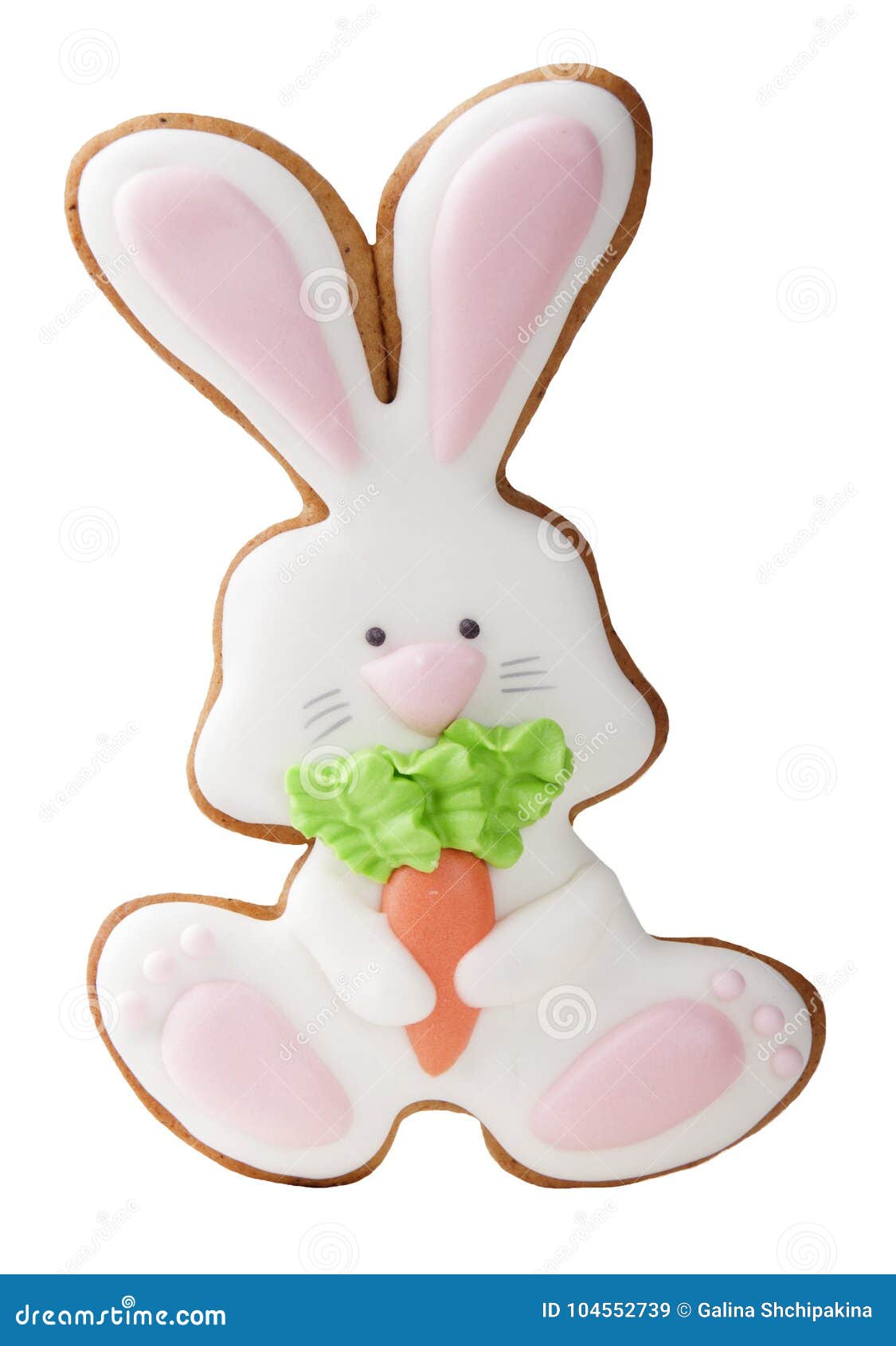 Christmas Gingerbread in the Form of a Hare Stock Image - Image of year ...