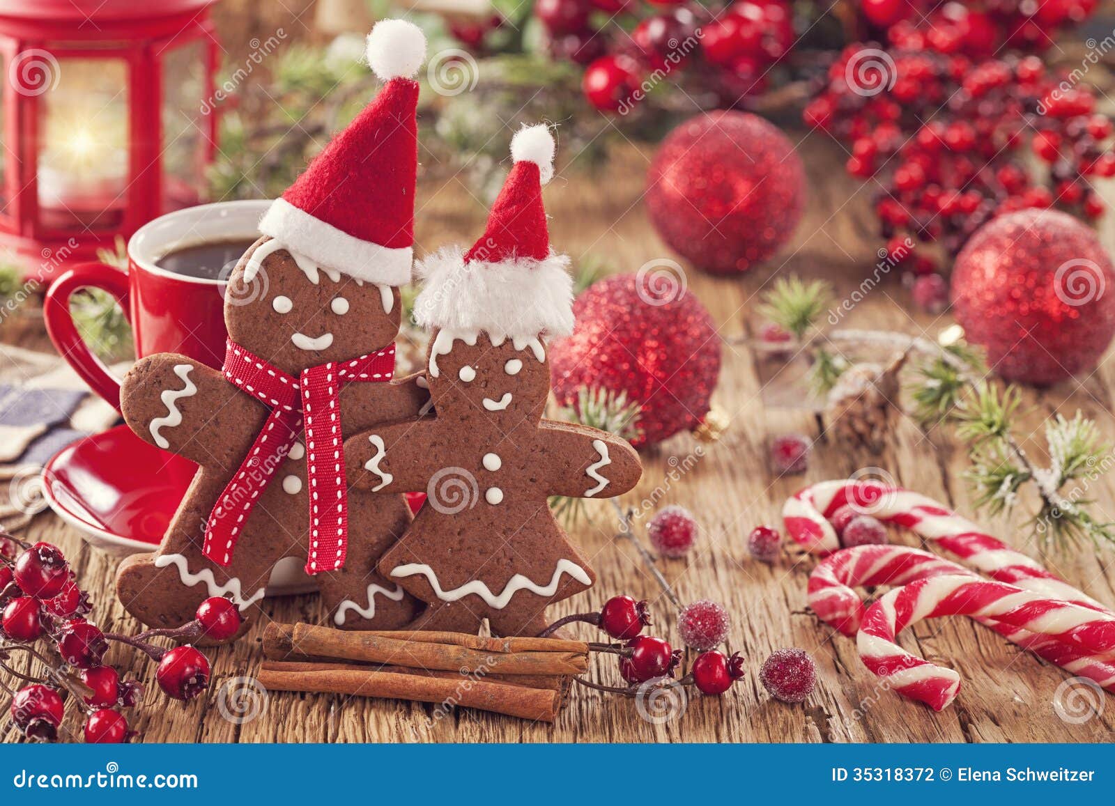 Christmas gingerbread man stock photo. Image of horizontal - 35318372