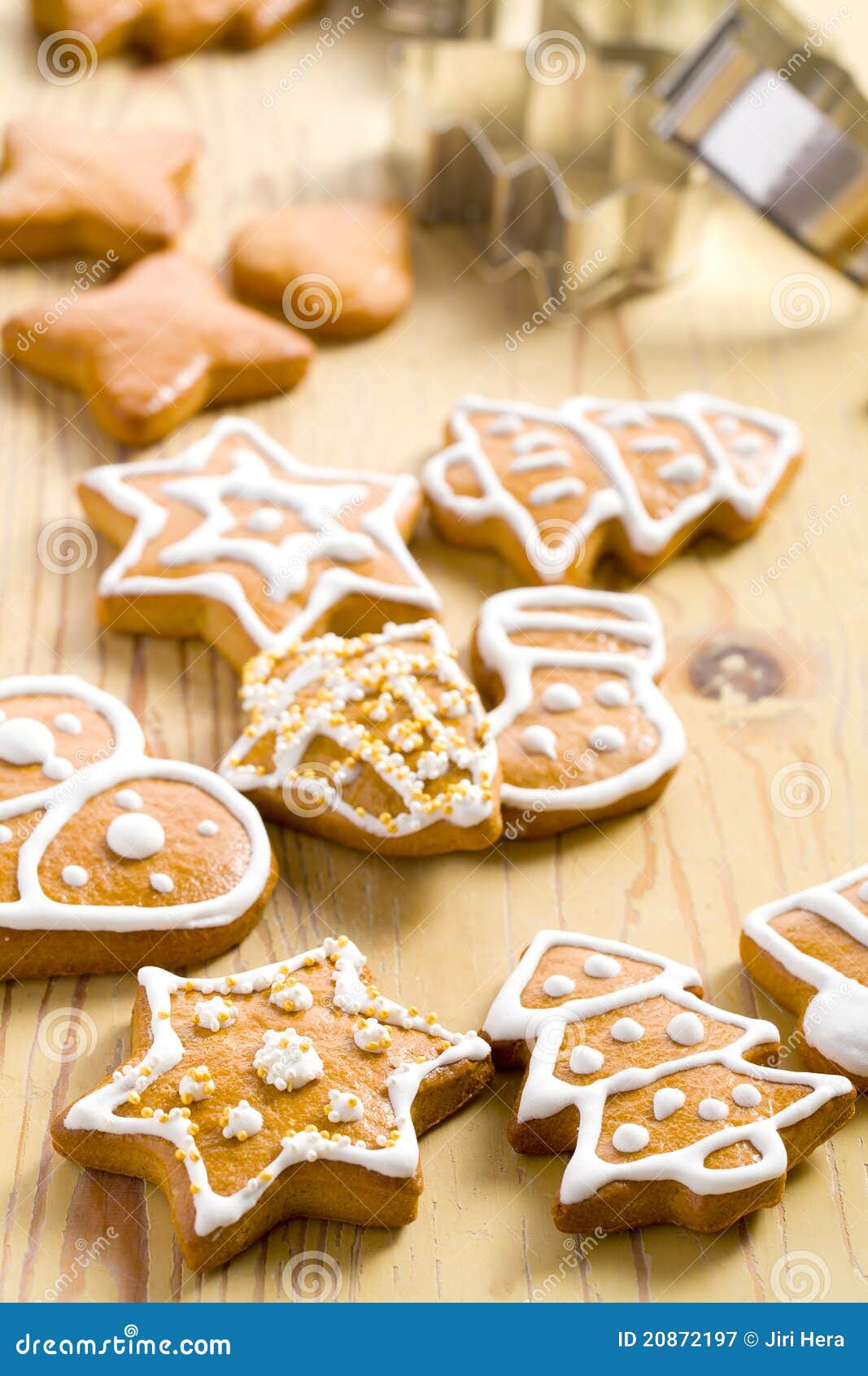 Christmas gingerbreads stock image. Image of honey, baked - 20872197