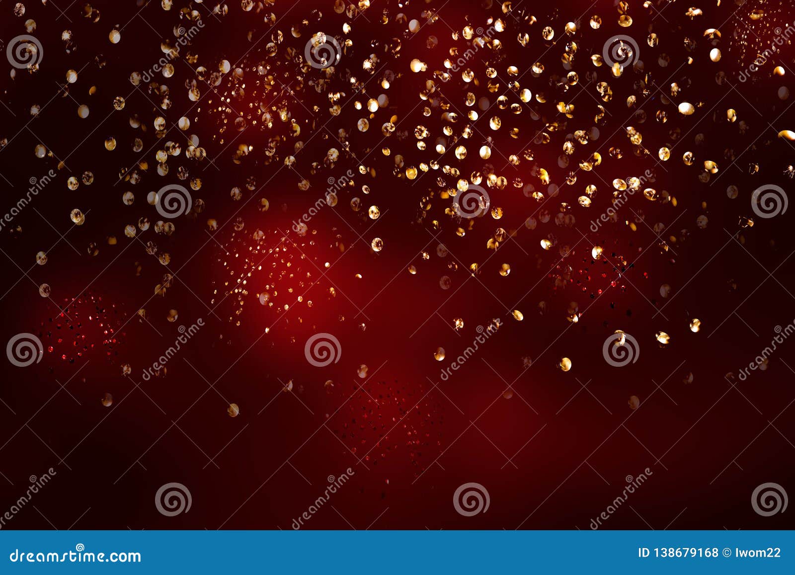Christmas Glitter Background with Copy Space Stock Illustration ...