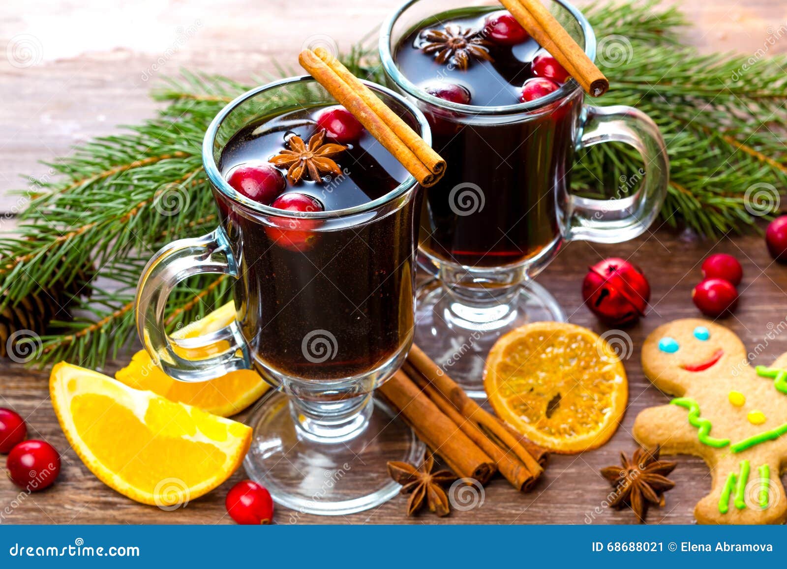 Christmas gluhwein stock image. Image of homemade, glint - 68688021