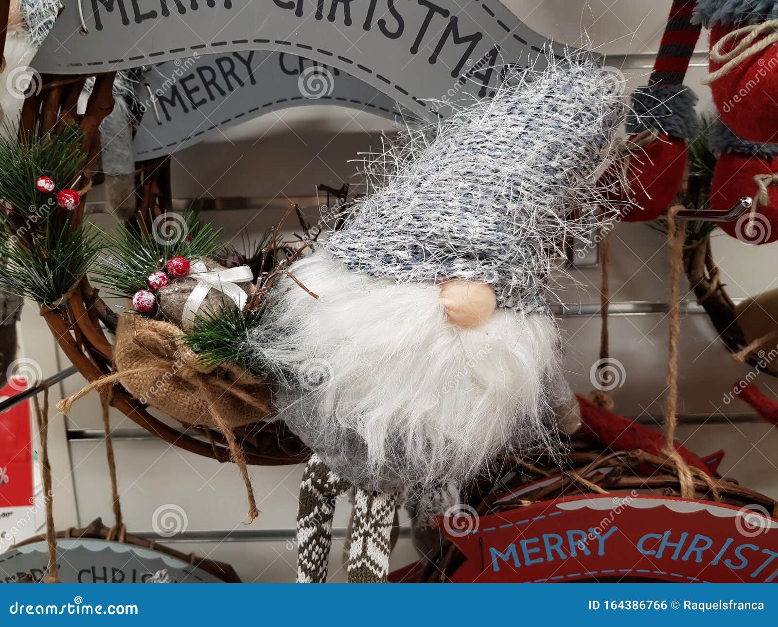 Christmas Gnome, Elf, for Decoration Stock Photo - Image of claus ...