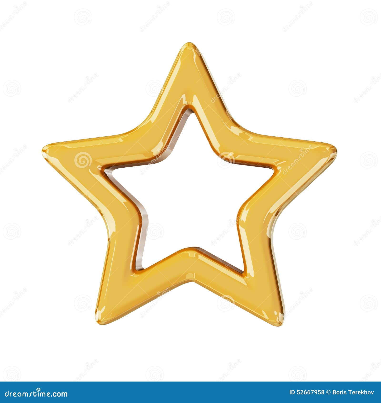 Christmas gold star stock illustration. Illustration of object - 52667958