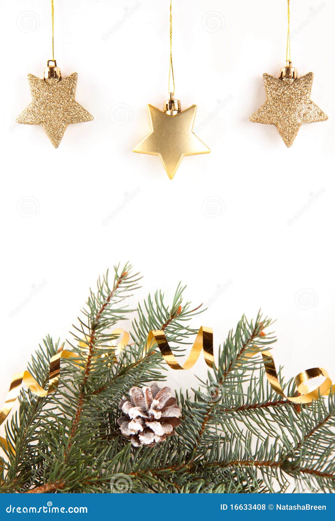 Christmas gold stars stock photo. Image of golden, merry - 16633408