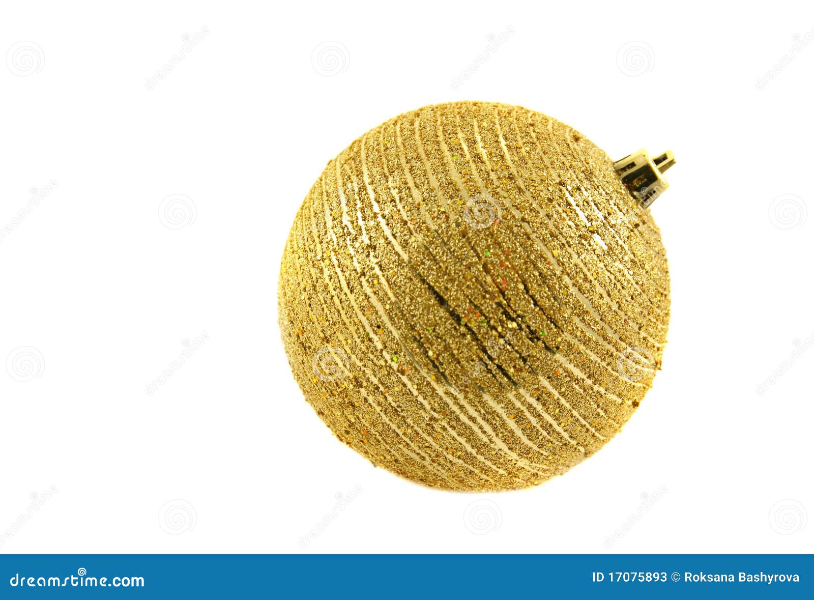 Christmas golden ball stock image. Image of bauble, bright - 17075893