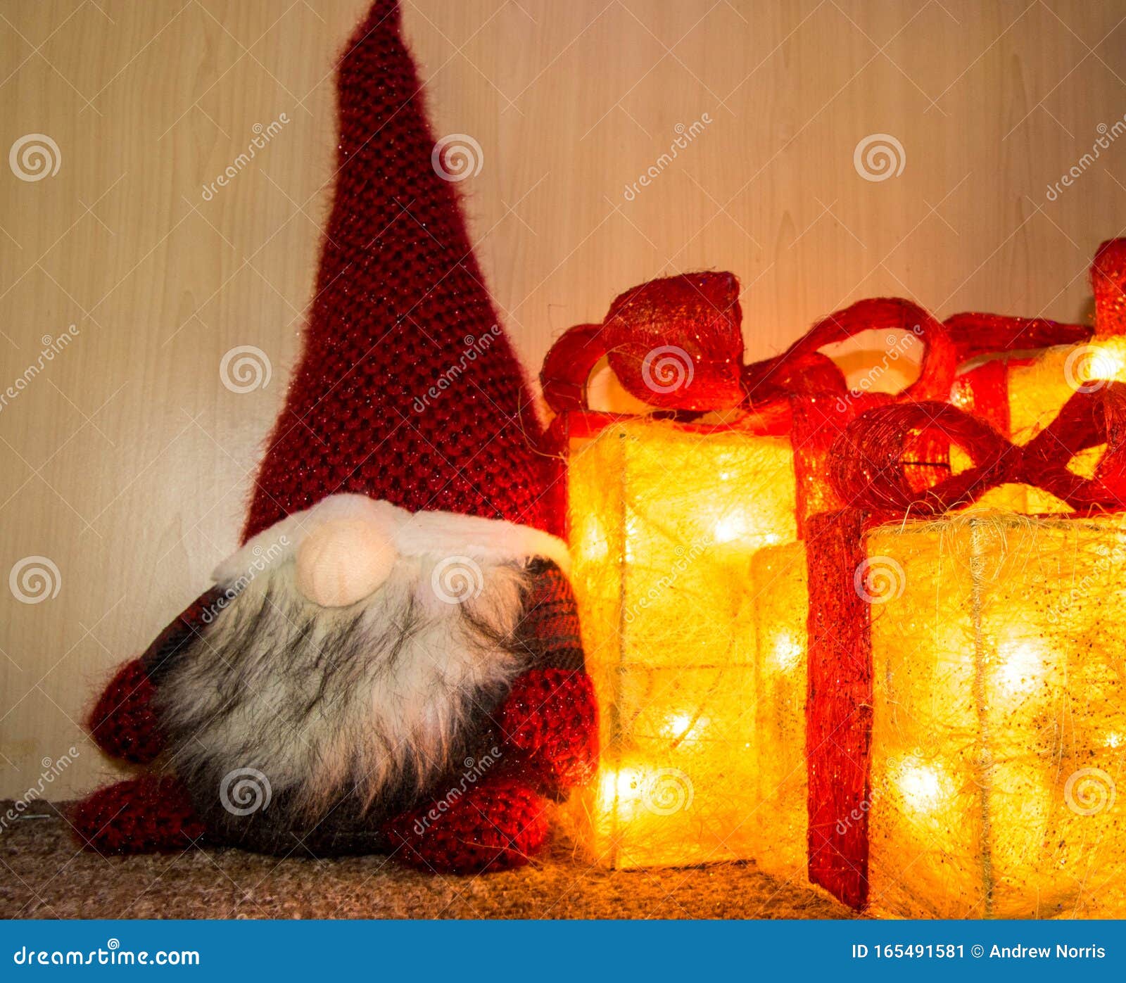 Christmas Gonk stock image. Image of lighted, rectangle - 165491581