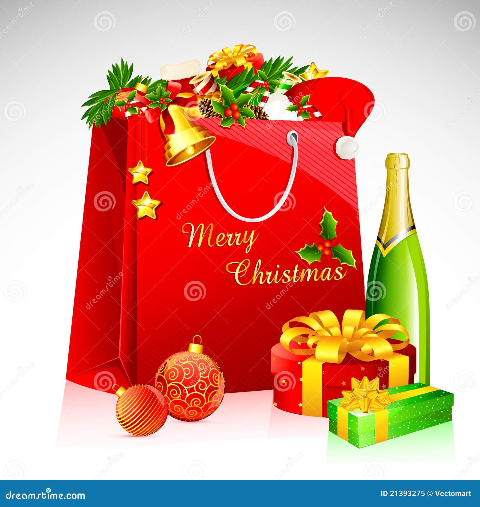 Christmas Goodies stock vector. Illustration of jingle - 21393275