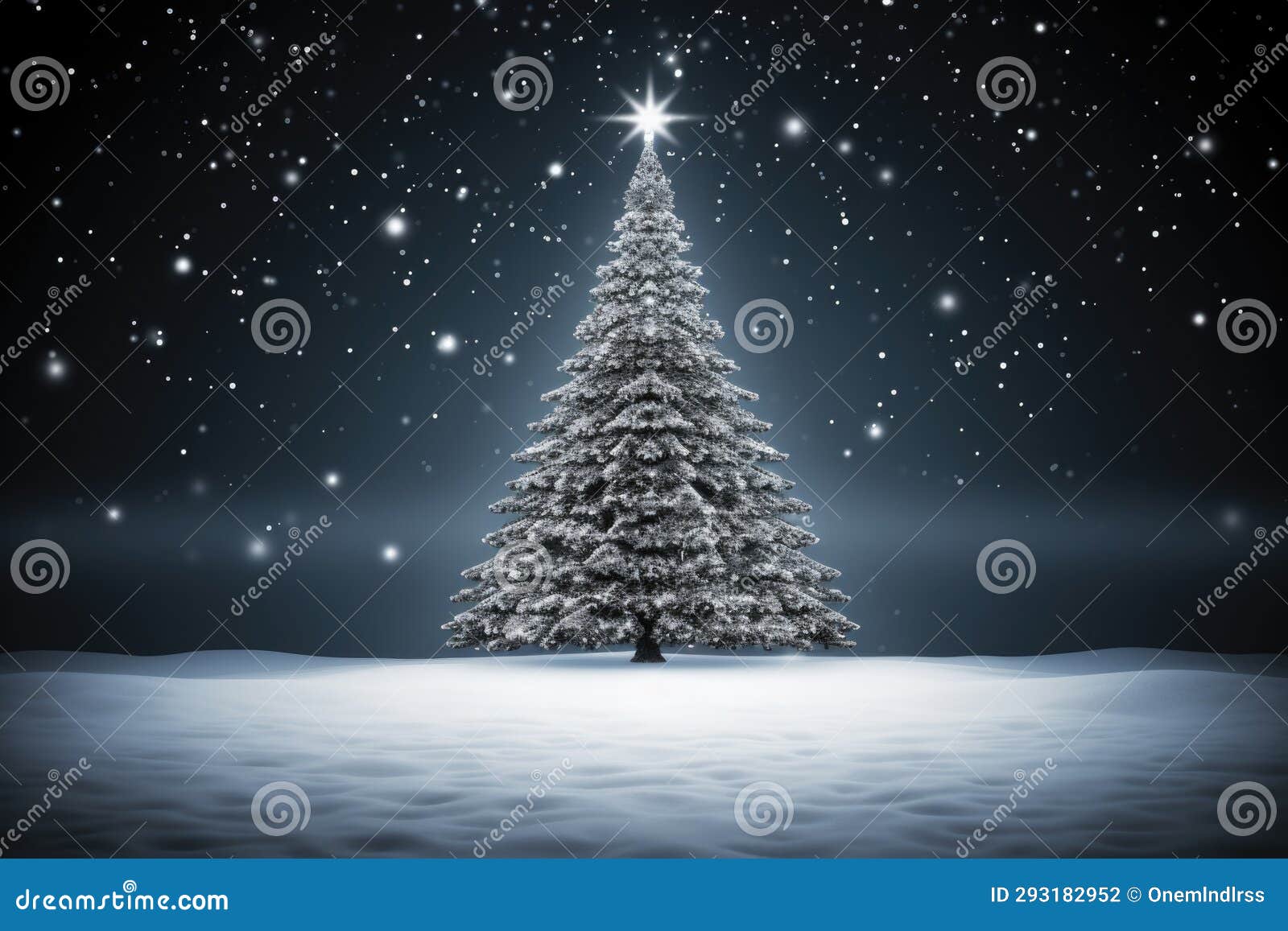 Christmas Greeting Card Background with Christmas Tree Stock Photo ...