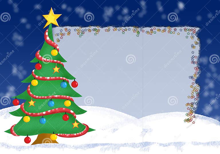 Christmas Greeting Card - Bitmap Format Stock Illustration ...