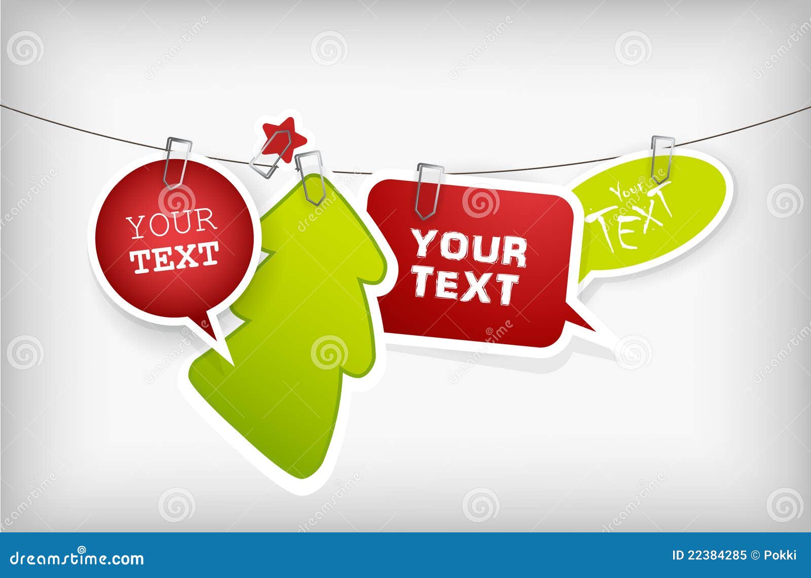 Christmas hanging badges. stock vector. Illustration of backgrounds ...