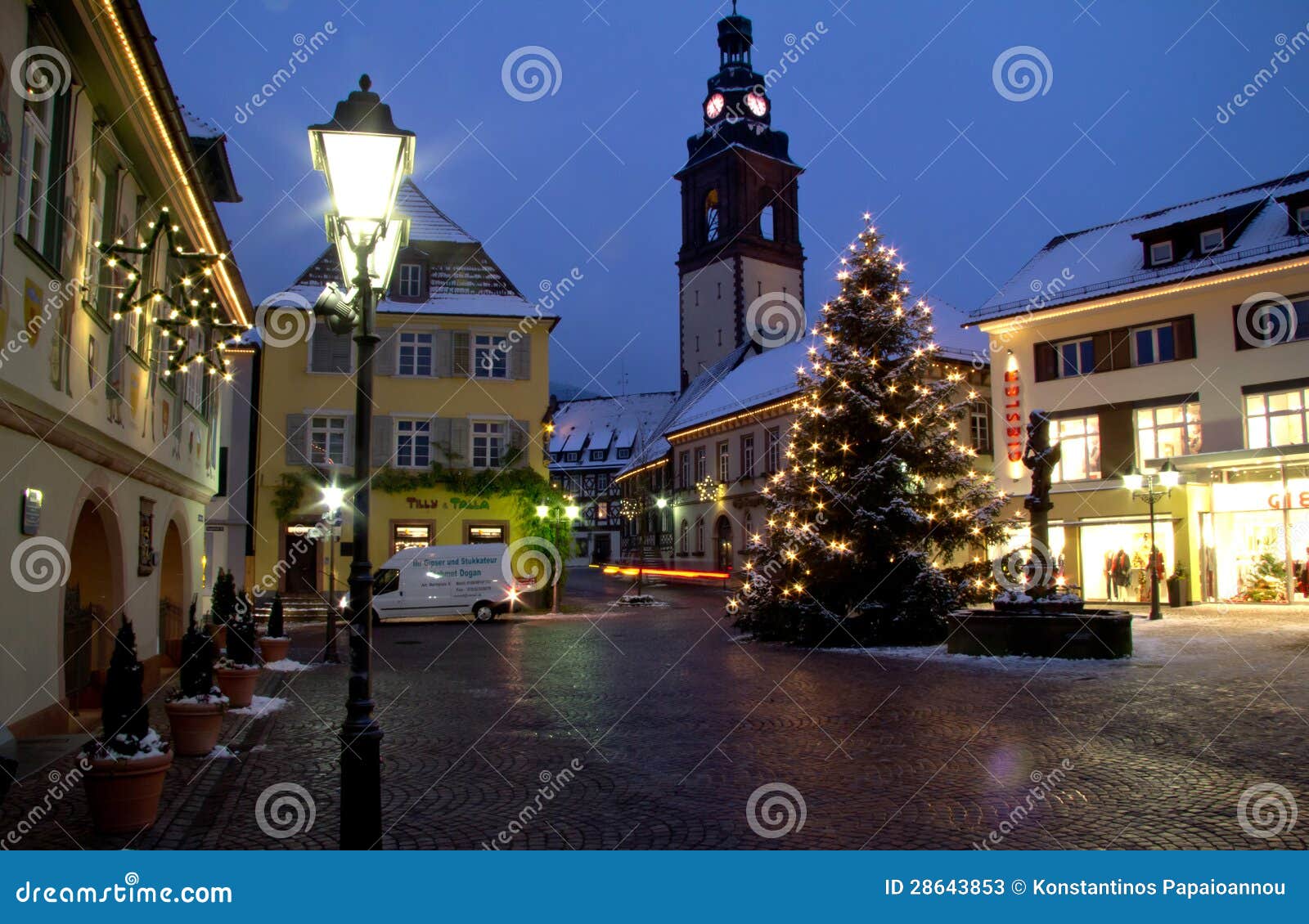 Christmas in Haslach, Germany Editorial Stock Photo - Image of medieval ...