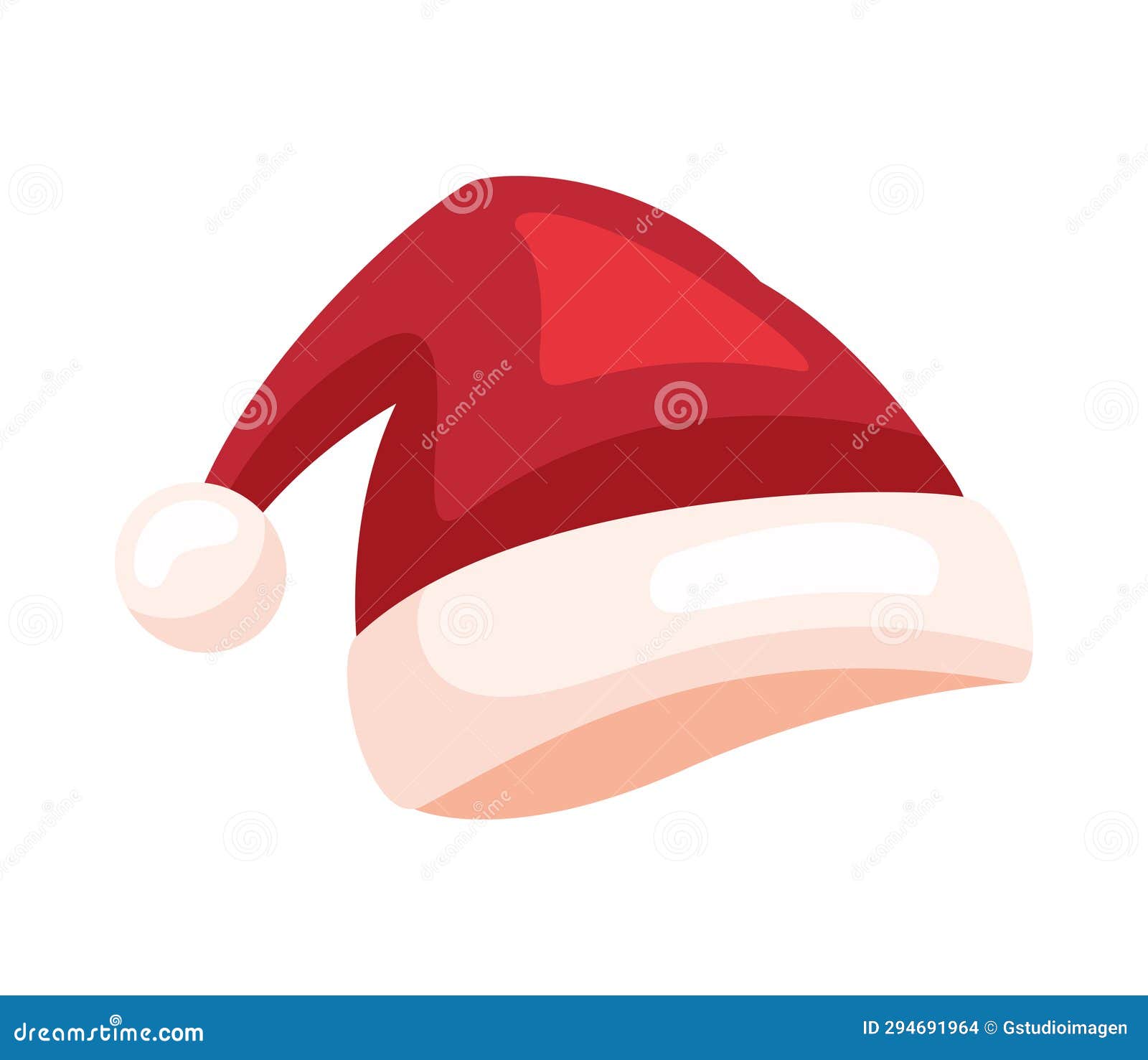Christmas hat design stock vector. Illustration of vector - 294691964