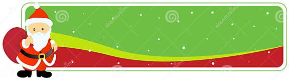 Christmas Header / Banner Santa Stock Vector - Illustration of elegant ...