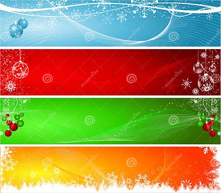 Christmas headers stock vector. Illustration of xmas, holiday - 6754742