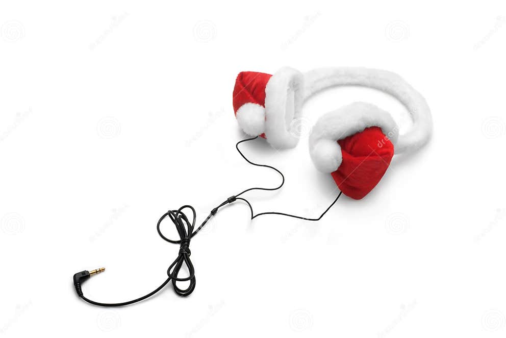 Christmas headphones stock photo. Image of merry, white - 1470938
