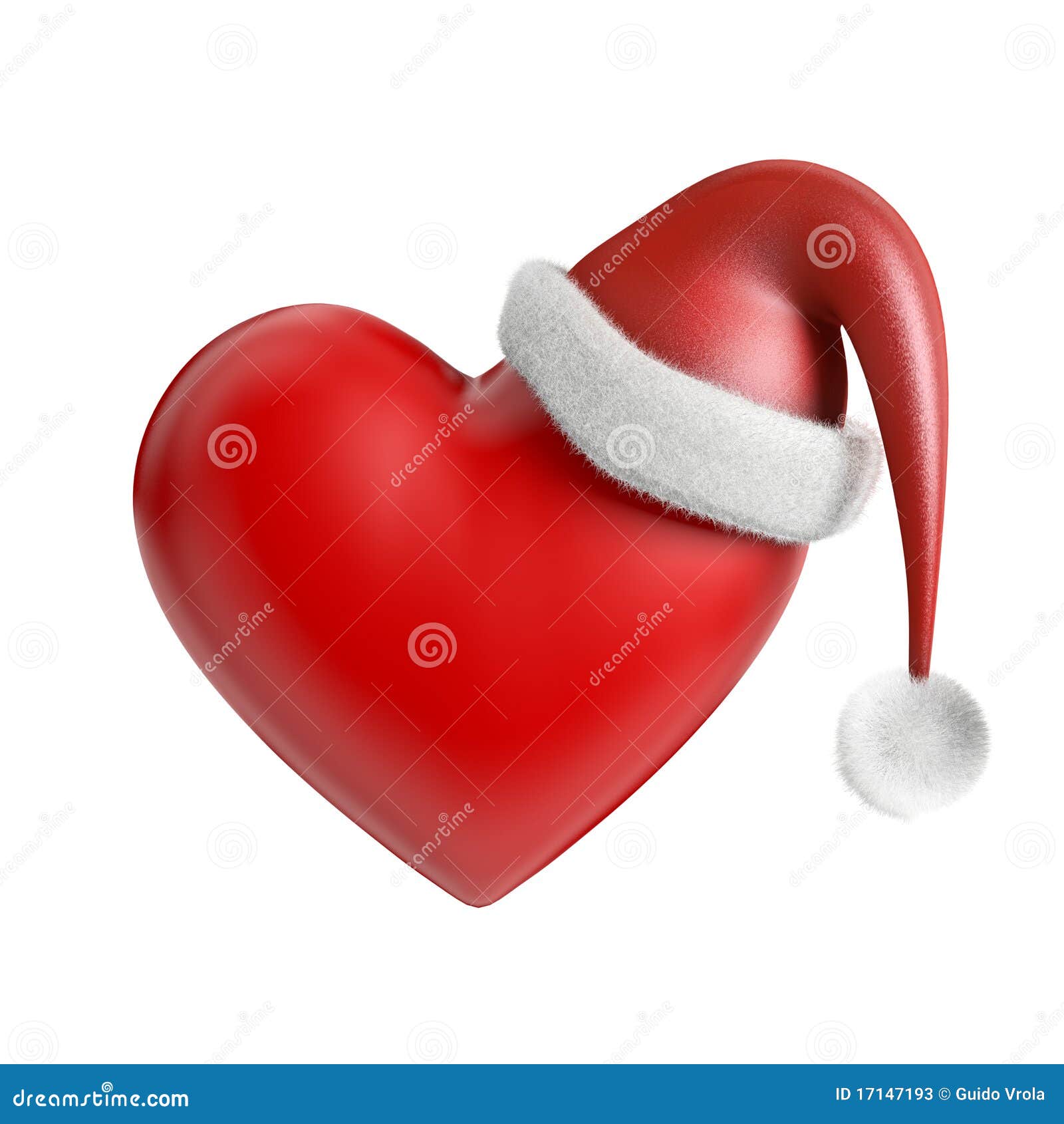 Christmas in the heart stock illustration. Illustration of santa - 17147193