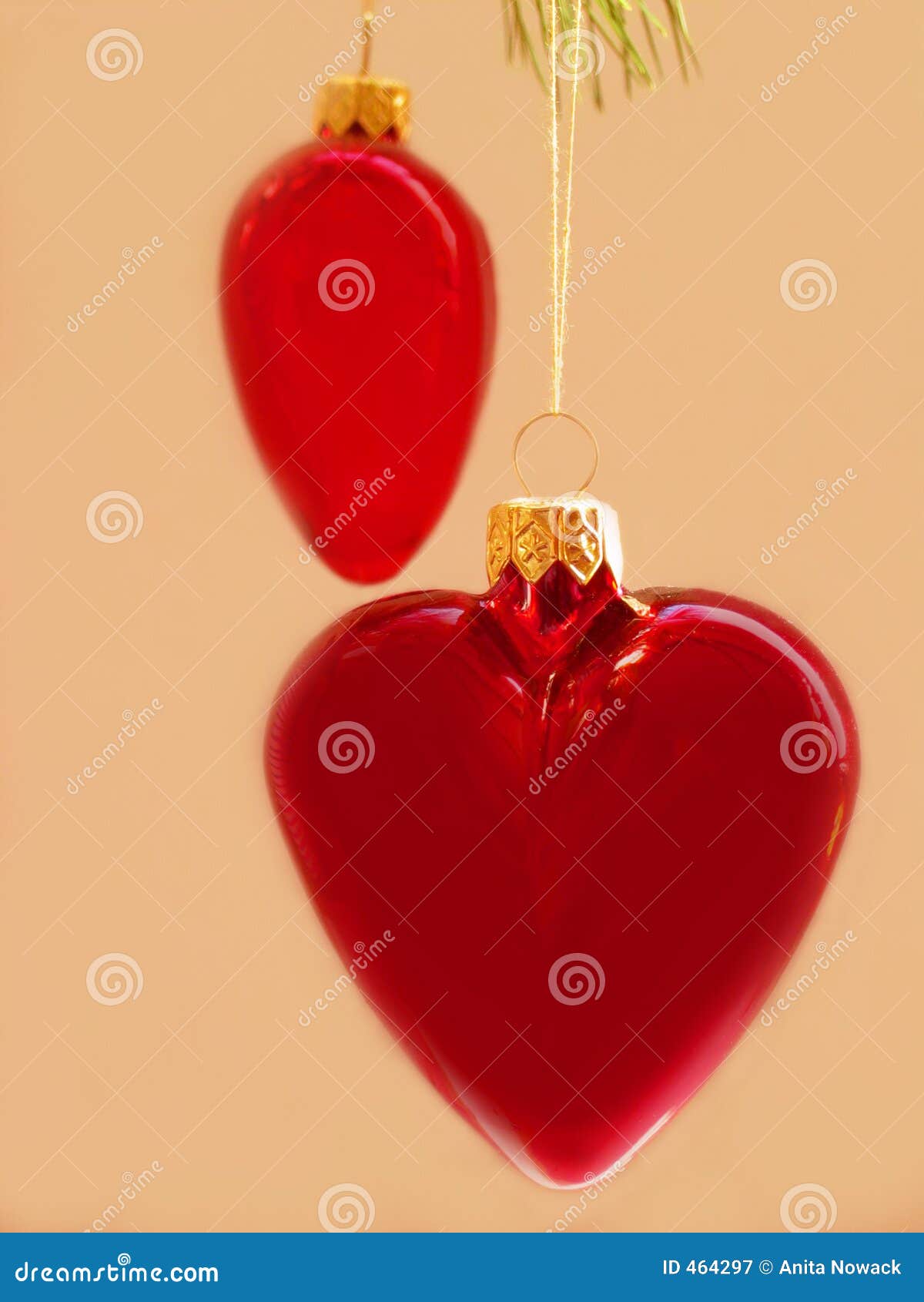 Christmas Hearts stock image. Image of happy, care, artistic - 464297