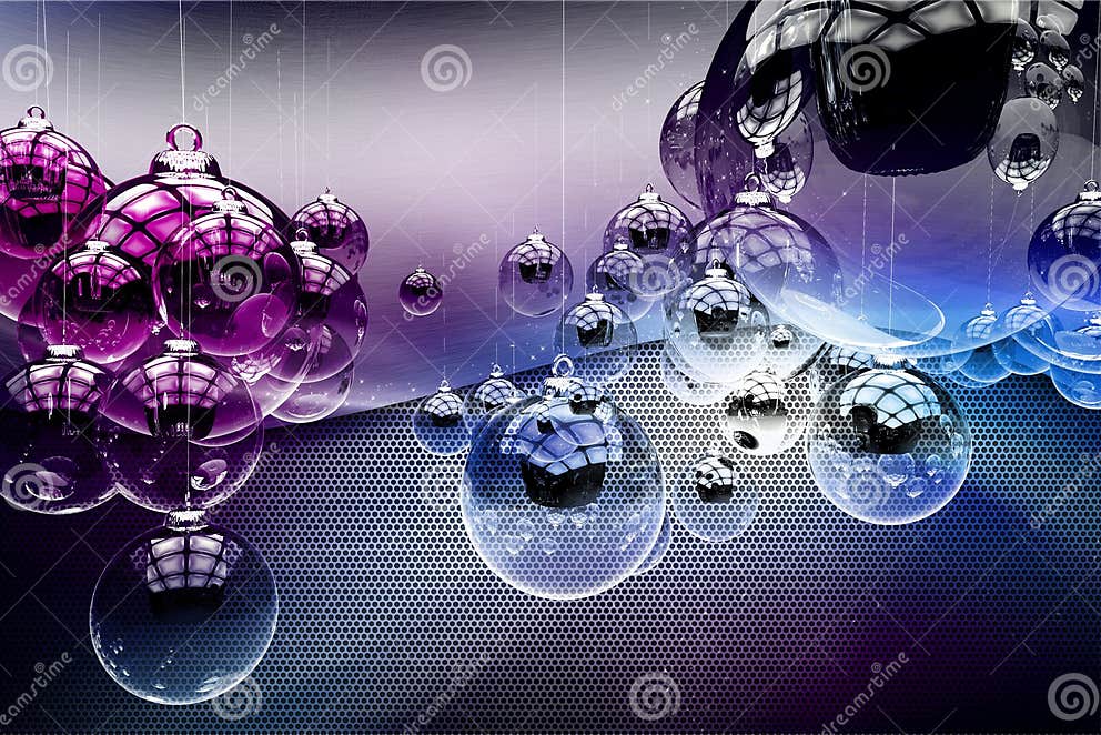 Christmas Hi-Tech stock illustration. Illustration of purple - 24709412