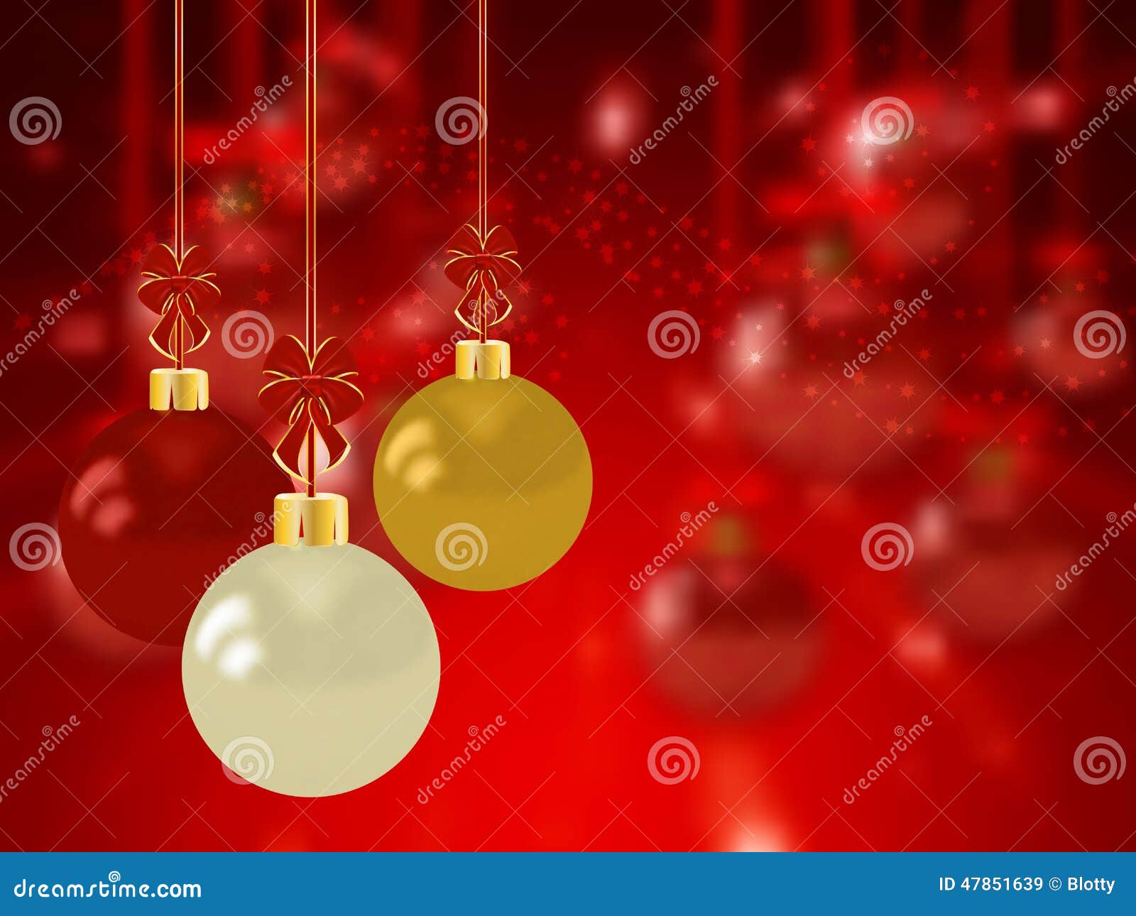 Christmas Holiday Bright Background with Ball Stock Vector ...