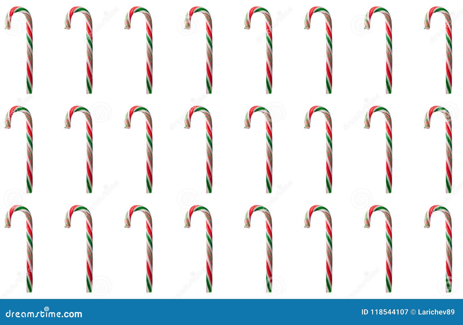 Christmas Holiday Candy Cane Pattern, Texture and Background on White ...