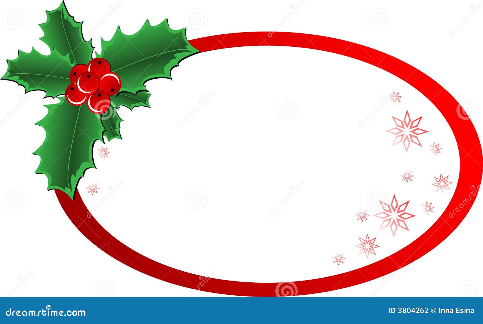 Christmas Holly banner stock vector. Illustration of festive - 3804262