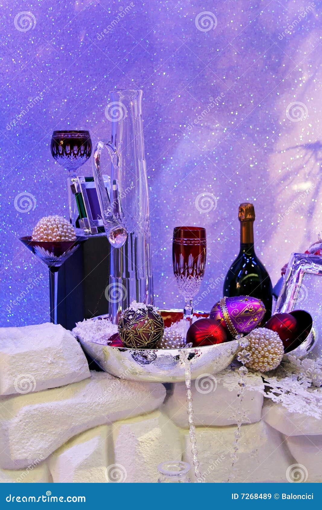 Christmas ice stock image. Image of bottle, winter, festive - 7268489
