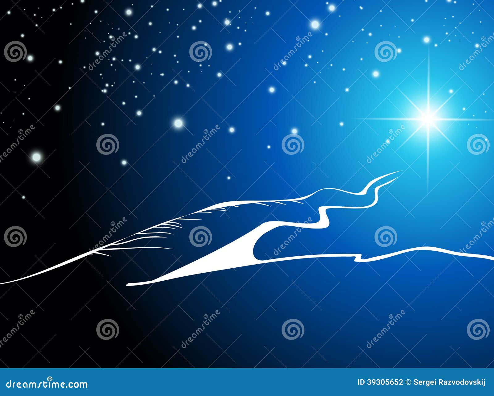 Christmas Jesus Star stock vector. Illustration of christmas - 39305652