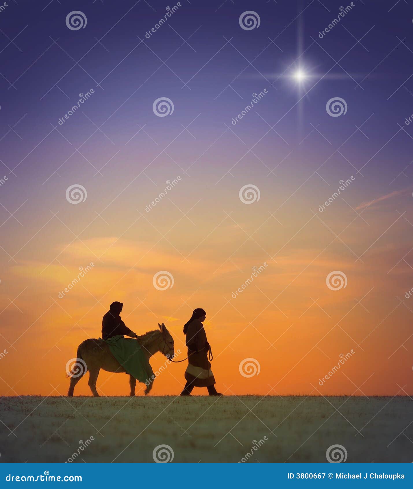 Christmas Journey stock image. Image of joseph, bible - 3800667