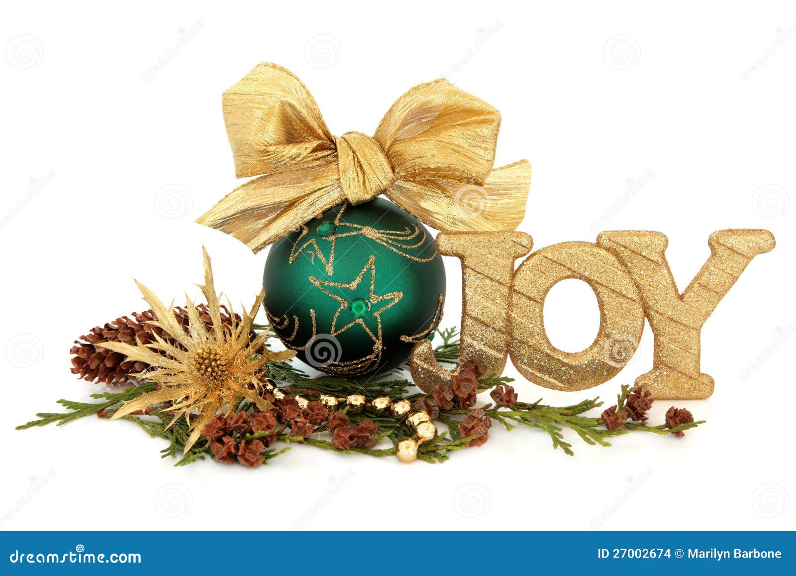 Christmas Joy Decoration stock photo. Image of arrangement - 27002674
