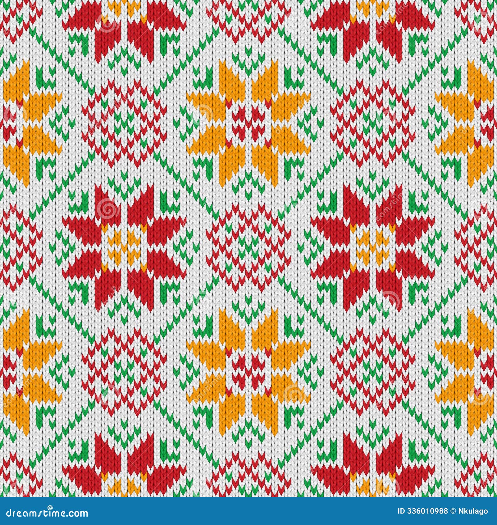 Christmas Knitted Seamless Tileable Pattern. Realistic Knitted Fabric Texture. Stock Photography ...
