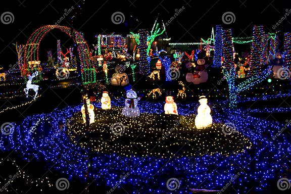 Christmas land of lights stock image. Image of celebration - 28327971