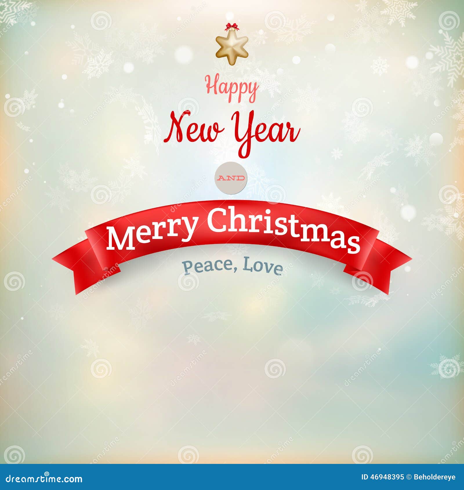 Christmas Landscape Poster. EPS 10 Stock Vector - Illustration of ilex ...