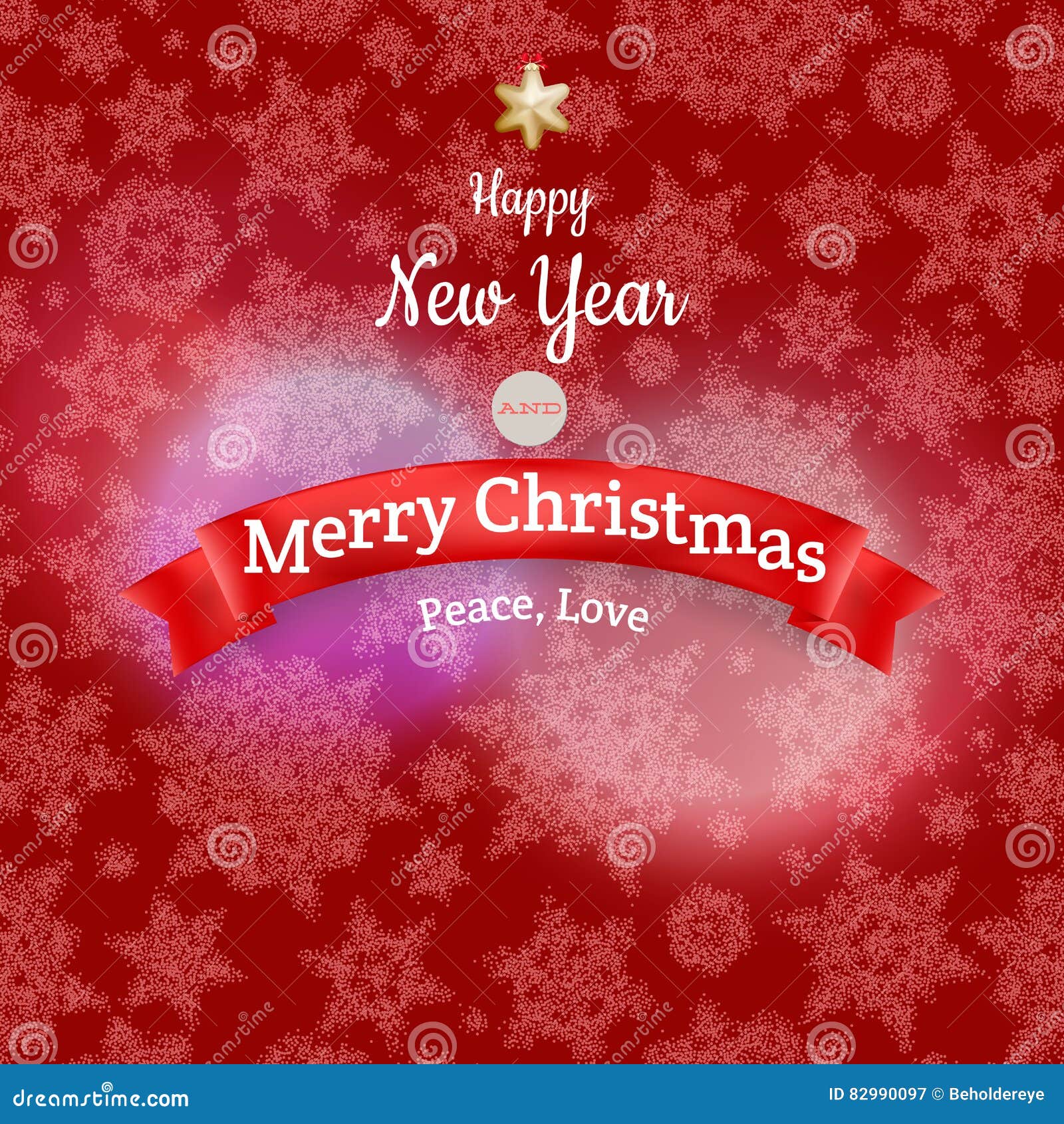 Christmas Landscape Poster. EPS 10 Stock Vector - Illustration of ...