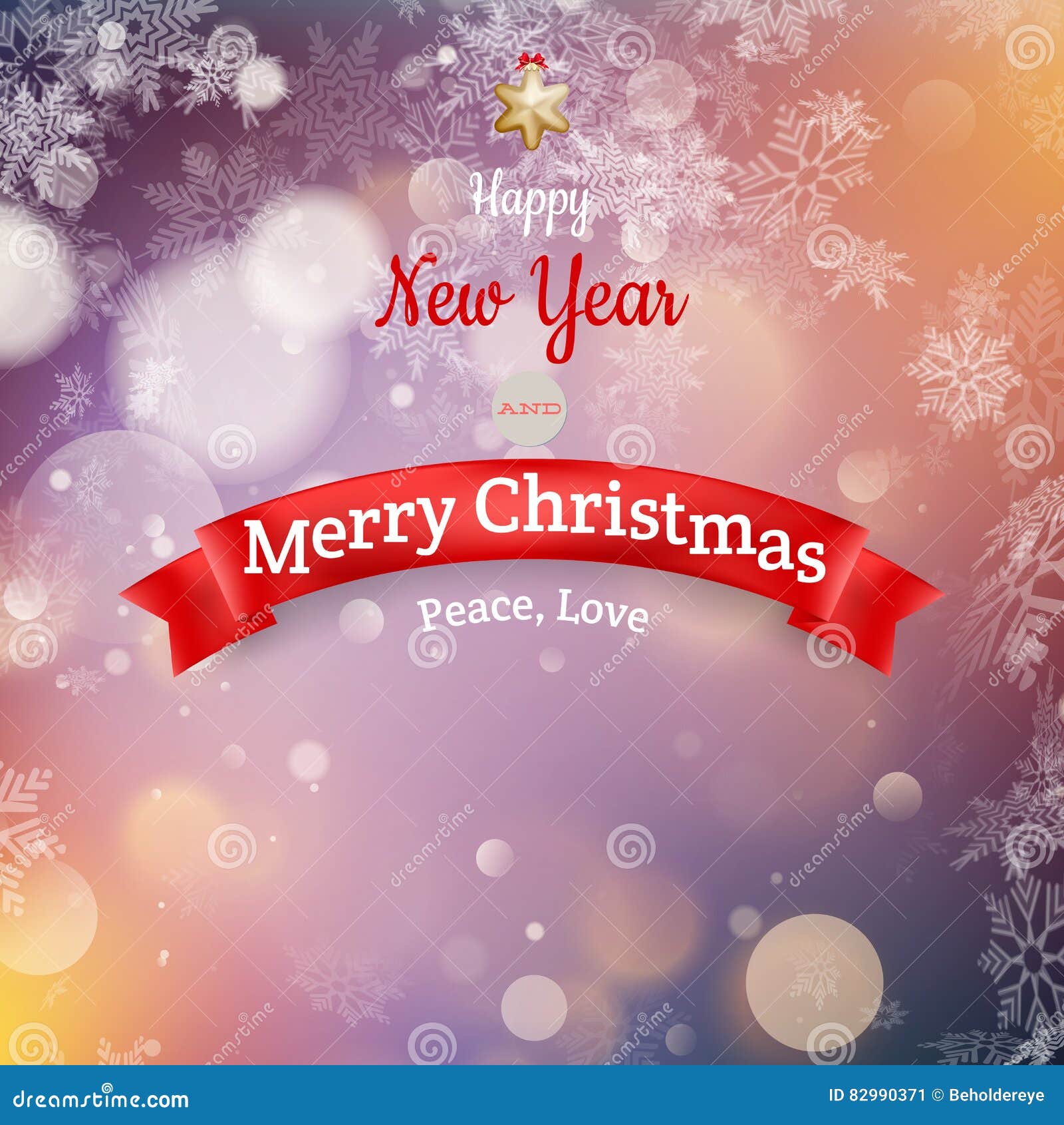 Christmas Landscape Poster. EPS 10 Stock Vector - Illustration of ilex ...