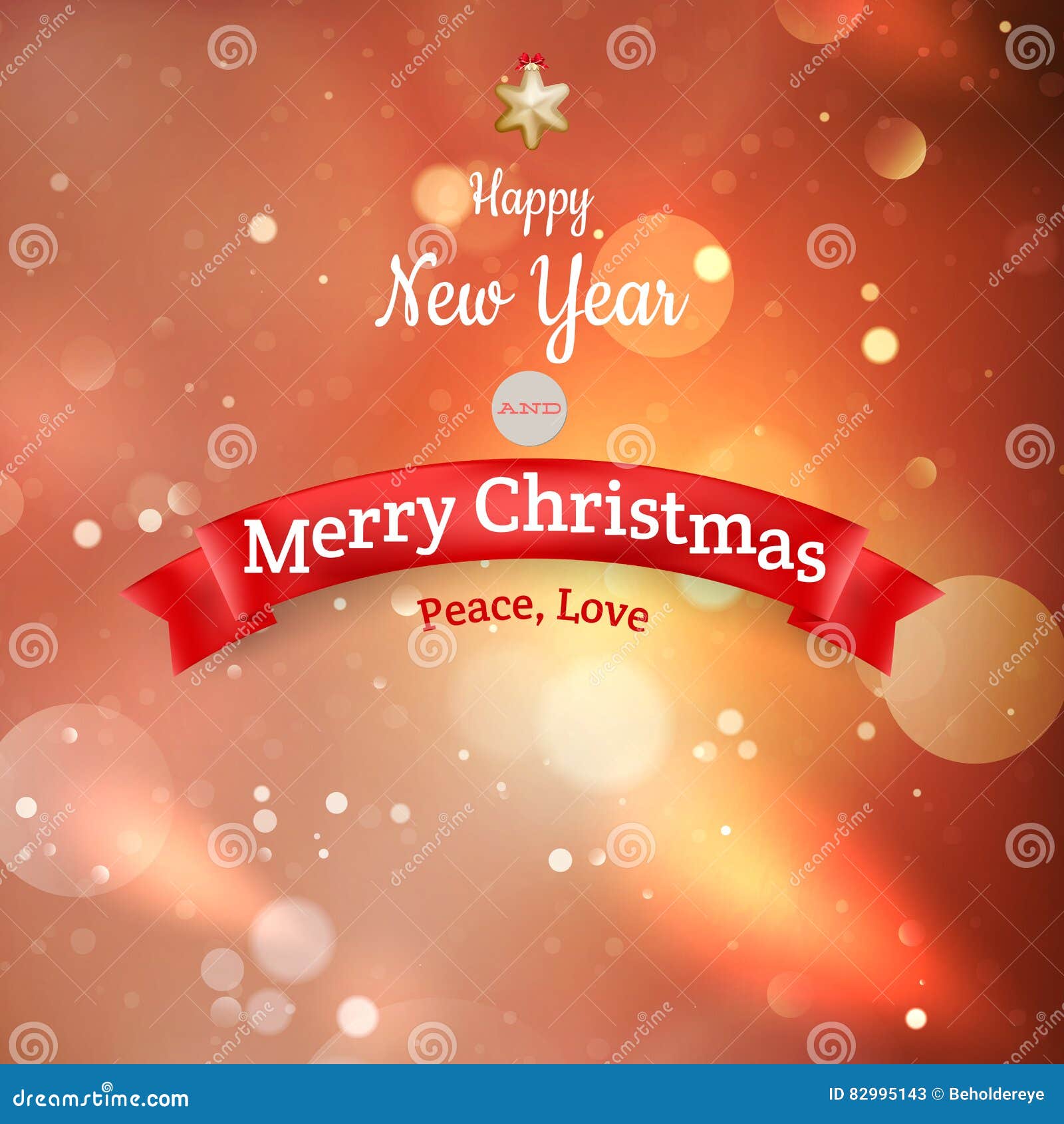 Christmas Landscape Poster. EPS 10 Stock Vector - Illustration of snow ...