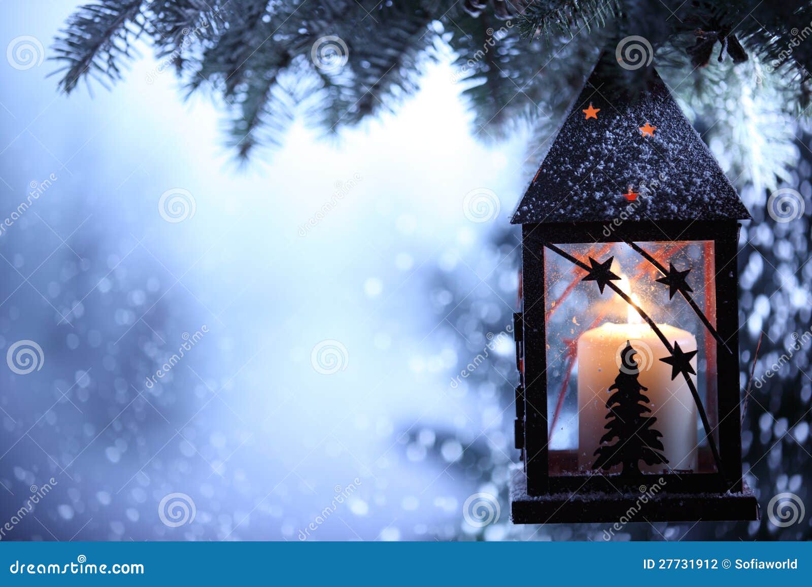 Christmas Lantern stock photo. Image of dark, ornament - 27731912