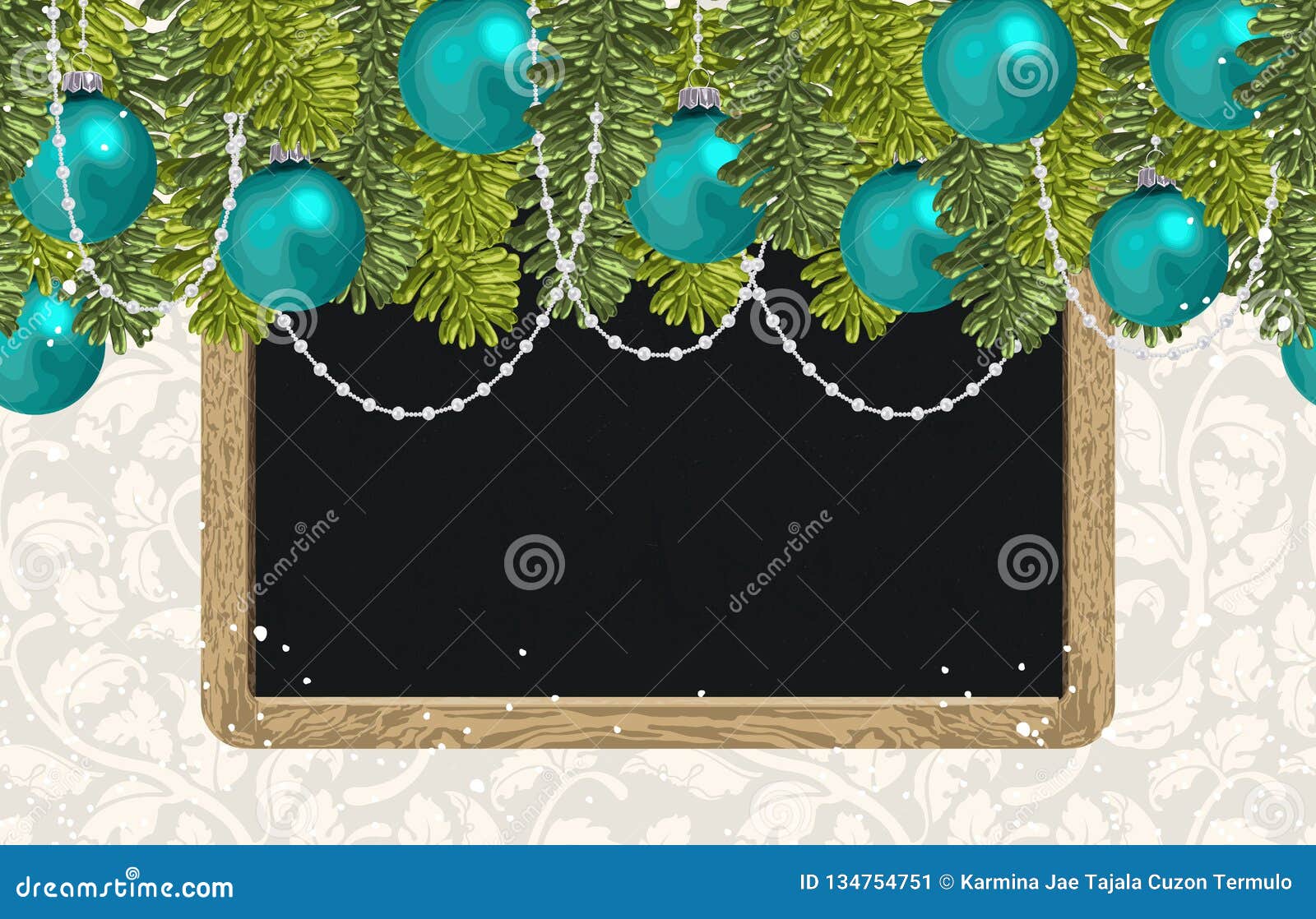 Christmas Layout stock illustration. Illustration of merry - 134754751