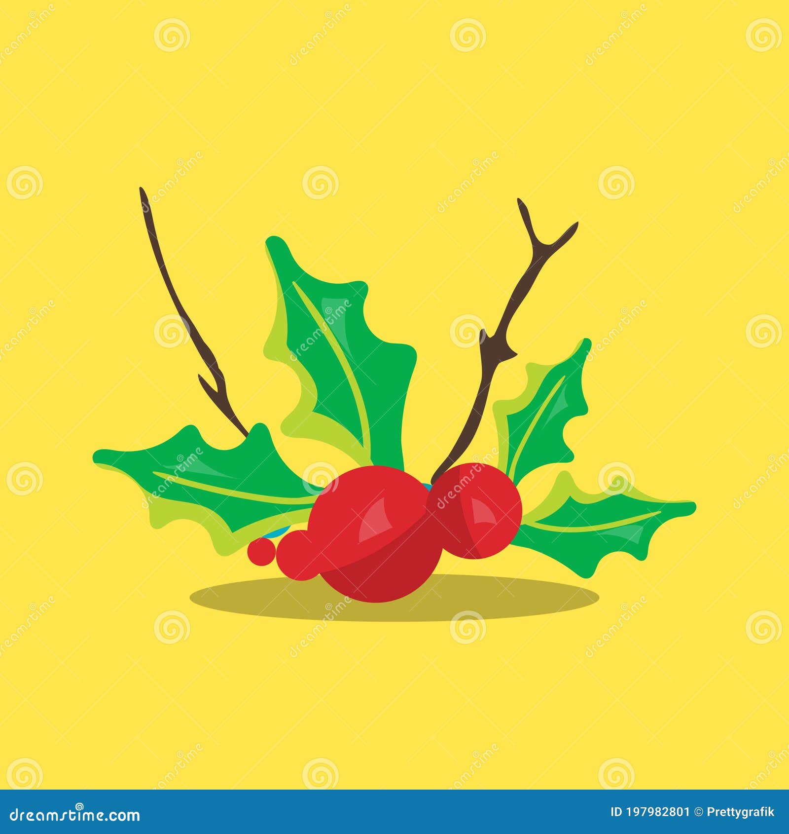 CHRISTMAS LEAF 12 stock vector. Illustration of leaf - 197982801